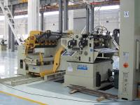 China Vertical Material Rack Straightening Machine , Coil Feeder Metal Material Stamping for sale