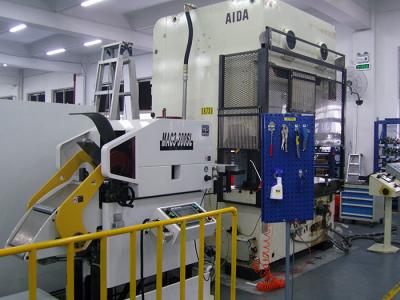 China Automated Stamping High Speed Roller Feeding Machine Metal Strap Processing for sale