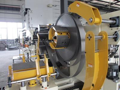 China Double Head Material Rack Roll Feeder Kitchen Stamping Punching Automation for sale