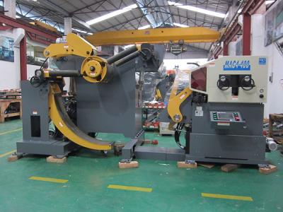 China Material Frame Stainless Steel Coil Feeder Stamping And Leveling Machine for sale