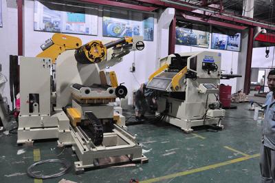 China Automatic NC Servo Coil Feeder Straightener Uncoiler Auto Parts Production Line for sale