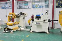China Double Head Leveling 3 In 1 Feeder , Material Punch Stamping Press Feeder for sale