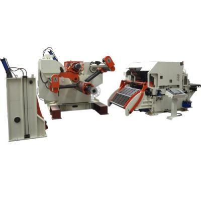 China High Speed 3 - In - 1 Coil Feeder Straightener Stamping Automated Production Line for sale