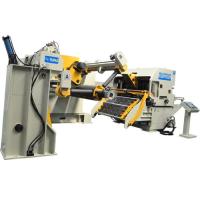China Electric Hydraulic Hole Puncher Coil Feeder Straightener For Metal Sheets With 12 Months Warranty for sale