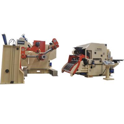 China Manual Control Metal Sheet Straightening Machine / NC Feeder Feeding Speed Punch Metal Processing for sale