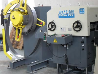 China Left And Right Offset Feeder Decoiler And Straightener Metal Wafer Stamping for sale