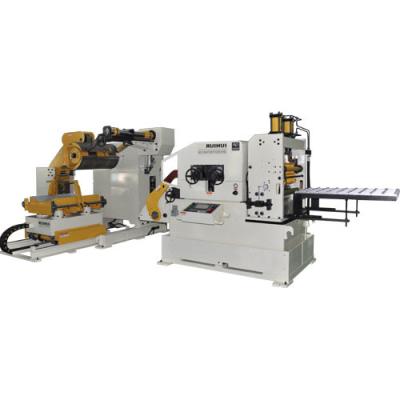 China Metal Strip Stamping Decoiler And Straightener Punch Blanking Upper And Lower Feeder for sale