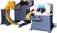 China Steel Bar Decoiler Straightener Feeder / Metal Material Roll Stamping Automation 3 In 1 Feeder for sale