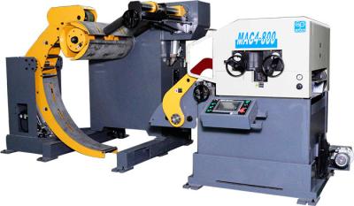 China Steel Bar Decoiler Straightener Feeder / Metal Material Roll Stamping Automation 3 In 1 Feeder for sale