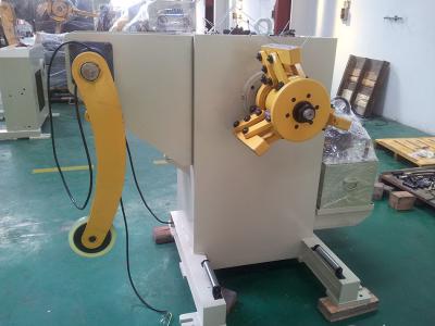 China Pneumatic Expansion Metal Sheet Coil Mandrel Uncoiler / Material Rack for sale