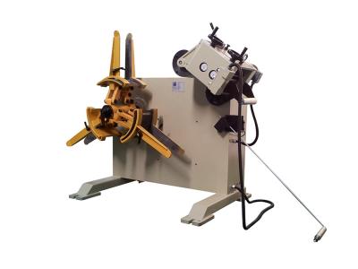 China Turbine Type Adjustment Device Coil Handling Equipment NC Decoiler Leveller Feeder for sale