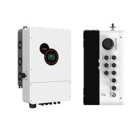 China 8KW-10KW Three Phase Hybrid Solar Inverter IP65 Waterproof 48V with 100A Charging Current and 5-Year Warranty for sale