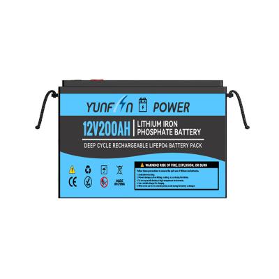 China Yunfan 12V-48V LiFePO4 Battery Pack 6Ah-300Ah Capacity 5000 Cycle Life for Solar Energy Storage for sale