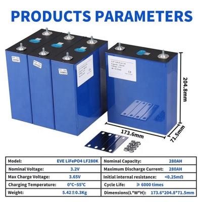 China 400mm Prismatic LFP Cell 100Ah 3.2V Lithium Iron Phosphate Battery with 2000 Cycle Life for sale