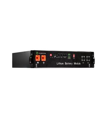 China 48V 50Ah LiFePO4 Rack Battery System with 5-Year Warranty, 99% Efficiency, and 15 Module Parallel Capability for sale