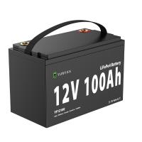 China 12V 100Ah LiFePO4 Battery Pack with 5000+ Cycle Life and IP55 Protection for Solar Energy Storage for sale