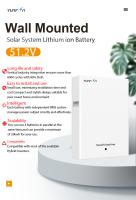 China Wall Mounted LiFePO4 Battery 200Ah 48V 9.6KWh Residential Energy Storage System for sale