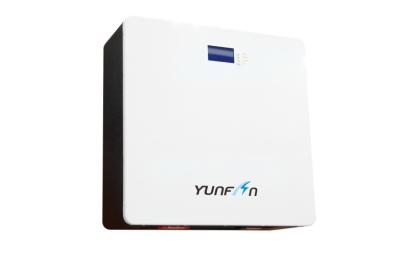 China 51.2V 100Ah 5KWh Wall Mount LiFePO4 Solar Battery System - 505×490×191mm, 100A Discharge for sale