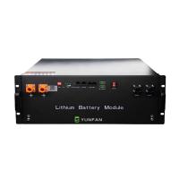 China YUNFAN 48V 100Ah Rack Mounted Lithium Battery Pack with 6000 Cycles and 99% Efficiency for sale