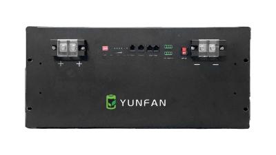 China 100Ah 200Ah Rack Mount Solar Battery 51.2V 6000 Cycle Life UL Certified 482×536×223mm for sale