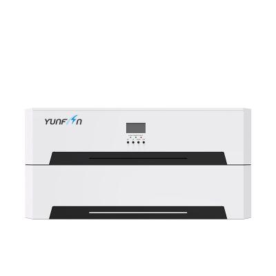 China YUNFAN Stacked Energy Storage Battery 48V 25kWh 10kWh with 90%+ Efficiency and 3000+ Cycles for sale