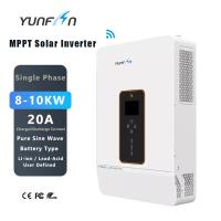 China 8KW Solar Hybrid Inverter 120/240V Split Phase with 90%+ Efficiency and IP65 Protection for Energy Storage Systems for sale