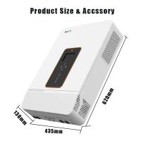 China YUNFAN 10kW 3-Phase Hybrid Solar Inverter with 30A-120A Current Options and IP65 Protection for sale