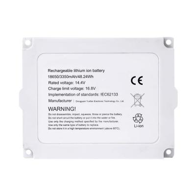 China 14.4V 3350mAh Lithium-Ion Battery for Laser Therapy Equipment - 98.6×79.0×26mm Medical Power Supply for sale