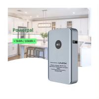 China 48V 51.2V 100Ah 200Ah Residential LiFePo4 Battery Wall Mounted Energy Storage 5.12kWh for sale