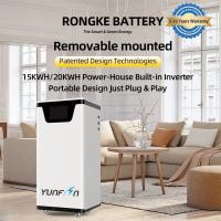 China 51.2V 300Ah 400Ah LiFePO4 Floor Battery 15kWh 20kWh 6000 Cycles Home Energy Storage for sale