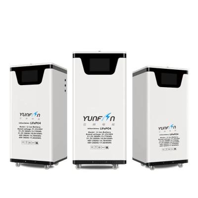 China LiFePO4 51.2V 400Ah 20.48kWh Floor Type Home Energy Storage Battery with Wheels for sale