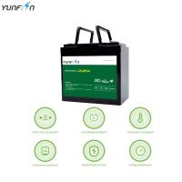 China 12V 40Ah LiFePO4 Lithium Solar Battery Backup RV Golf Cart Deep Cycle for sale