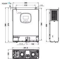 China YUNFAN 5kW Off-Grid Single-Phase Inverter 48V MPPT for Home Cabin RV Solar System for sale