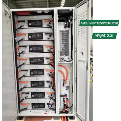 China 215KWh LiFePo4 Battery 100KW Outdoor BESS Cabinet with Liquid Cooling System - 2.2T Rated Power Industrial Energy Storage for sale