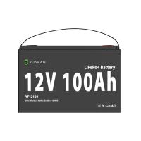 China 12V 100Ah LiFePO4 Battery Pack with 5000+ Cycle Life and IP55 Protection for Solar Energy Storage for sale