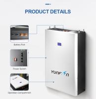 China 51.2V 200Ah Wall Mounted Solar Battery 10KWh LiFePO4 Powerwall with Display - 780×556×196mm for sale