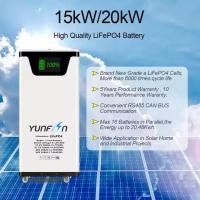 China 51.2V 300Ah/400Ah 15-20kWh Floor-Mounted LiFePO4 Battery System with IP55 Protection for sale