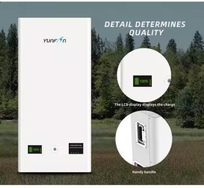 China YUNFAN YF-51100-5KW Wall Mounted Lithium Battery Storage System - 5120WH Capacity 51.2V All-in-One Off-Grid Inverter for sale