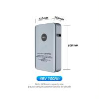 China YUNFAN 51.2V 200Ah Wall Mounted LiFePO4 Battery Pack - 10.52kWh Energy Storage with 6000+ Cycles for sale