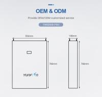 China 51.2V 200Ah Wall Mounted Solar Battery 10KWh LiFePO4 Powerwall with Display - 780×556×196mm for sale