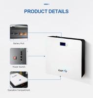 China 51.2V 100Ah 5.12kWh Wall Mounted LiFePO4 Solar Battery with 6000 Cycles and 20-Year Life for sale