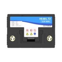 China H5 LiFePO4 Car Start-Stop Battery 12V 60Ah for Advanced Start-Stop Systems with 10-Year Lifespan for sale