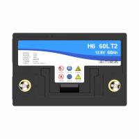 China 12.8V 60Ah LiFePO4 Car Start-Stop Battery 900A CCA Lightweight for sale