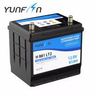 China Lithium Ion Car Battery 12.8V 81Ah Stop Start System High Energy Density LifePO4 for sale