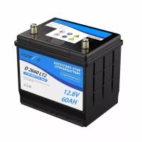 China 12.8V 60Ah Lithium-Ion Car Battery for Start-Stop Systems with 70% Weight Reduction and -20°C to 80°C Operating Range for sale