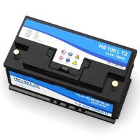 China LiFePO4 Car Start Stop Battery 12V 108AH 1360A CCA 3000 Cycles Auto Starting Battery for sale