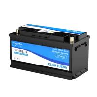 China LiFePO4 Car Start Stop Battery 12V 108AH 1360A CCA 3000 Cycles Auto Starting Battery for sale