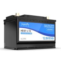 China 12V 81Ah Lithium Ion Car Battery for sale