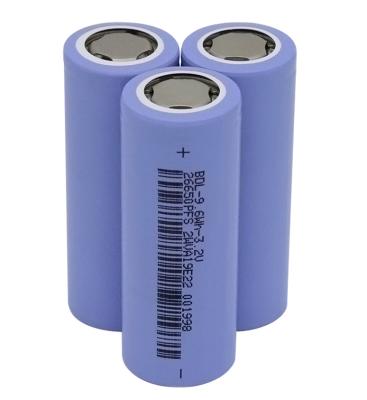 China LFP Cylindrical Battery Cell 26650PFS 3.2V 3000mAh High Rate for UPS Electric Tools for sale