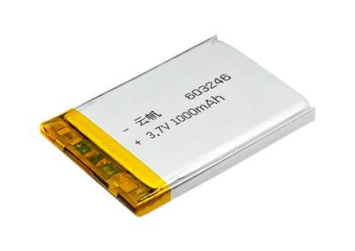 China MSDS Certified 3.7V Lithium Ion Polymer Battery 1000mAh to 2700mAh for Portable Electronics for sale